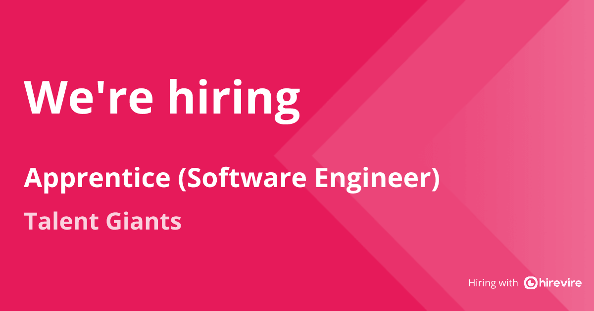 Apprentice (Software Engineer) | Talent Giants