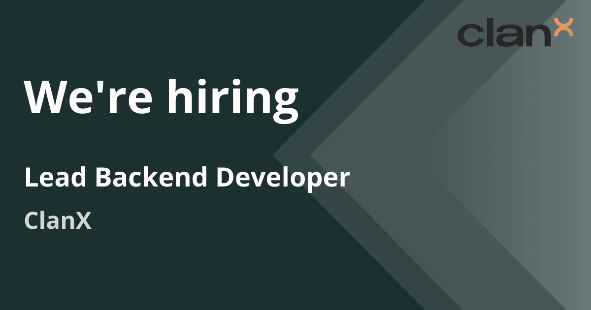Lead Backend Developer | ClanX