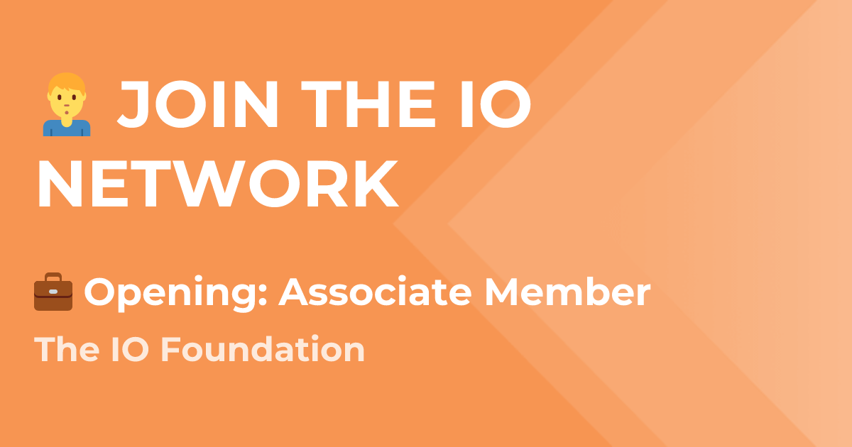 Associate Member | The IO Foundation