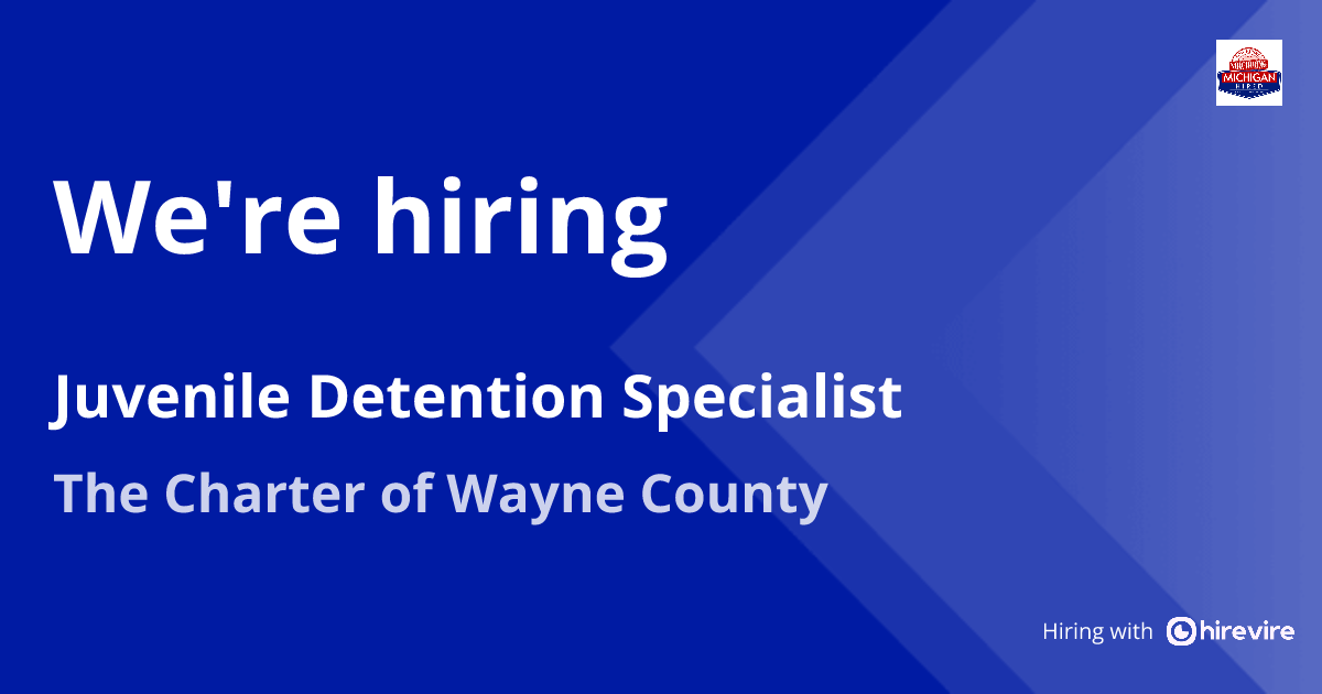 Juvenile Detention Specialist | The Charter of Wayne County